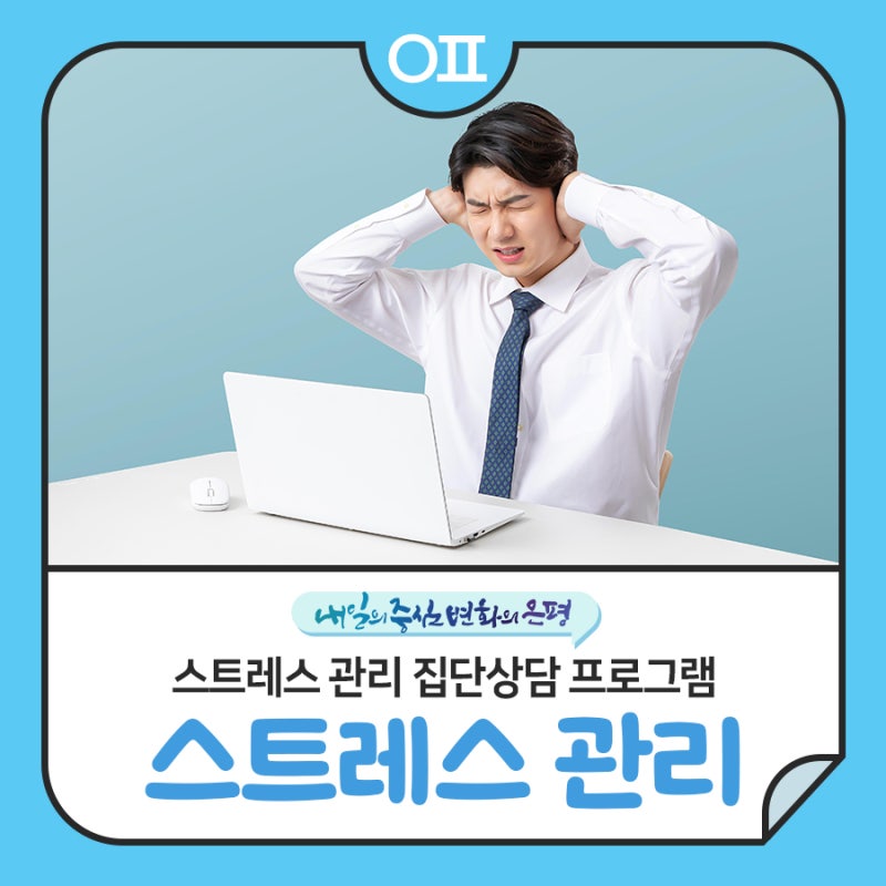 은평구심리지원센터 다독임 스트레스 관리 집단상담 프로그램 스트레스 완화 예방법 서울특별시 은평구 웰로